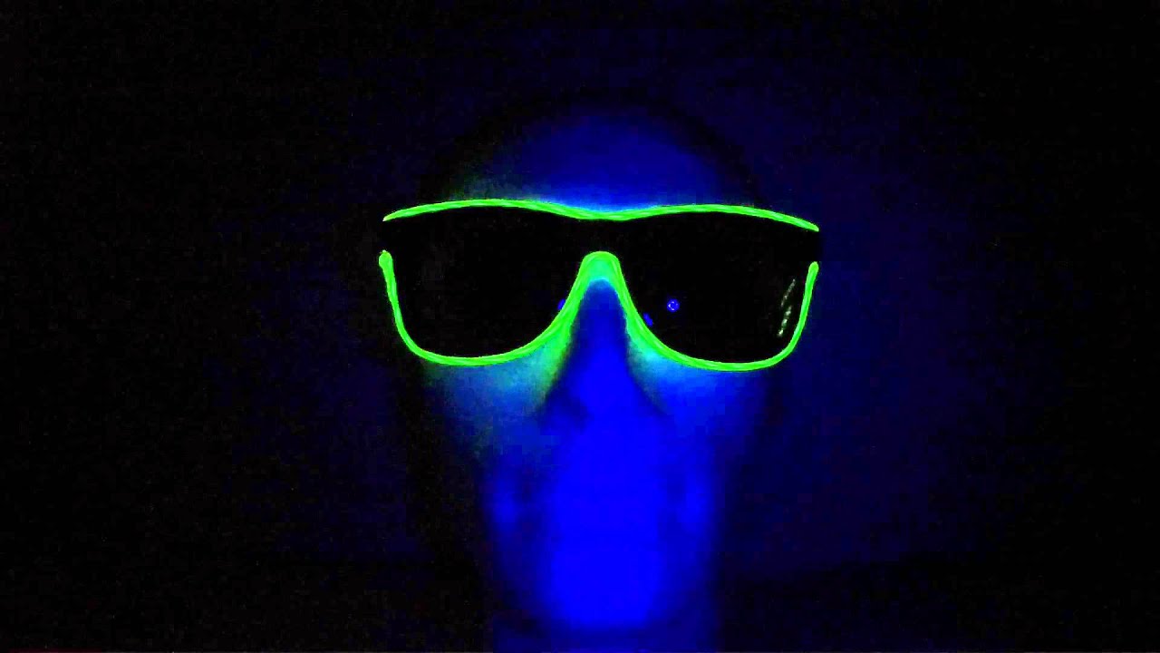 Neon glasses Way Ferrer style - Green (www.cool-mania.com) - YouTube