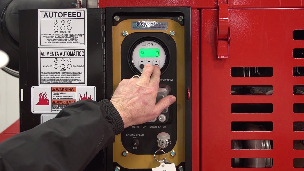 Maintenance Made Easy - Setting the Auto Feed on a Brush Chipper - YouTube