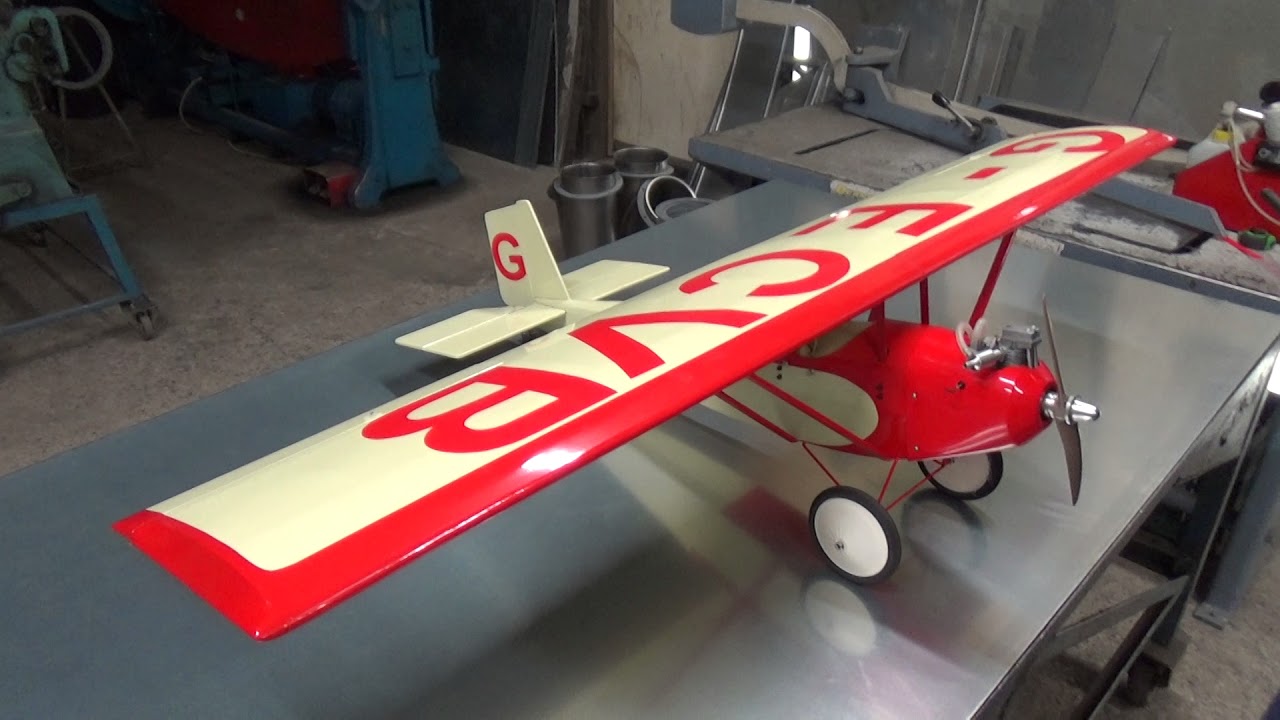 Pietenpol Air Camper V2 with ASP 5cc Four stroke engine PreFlight START ...
