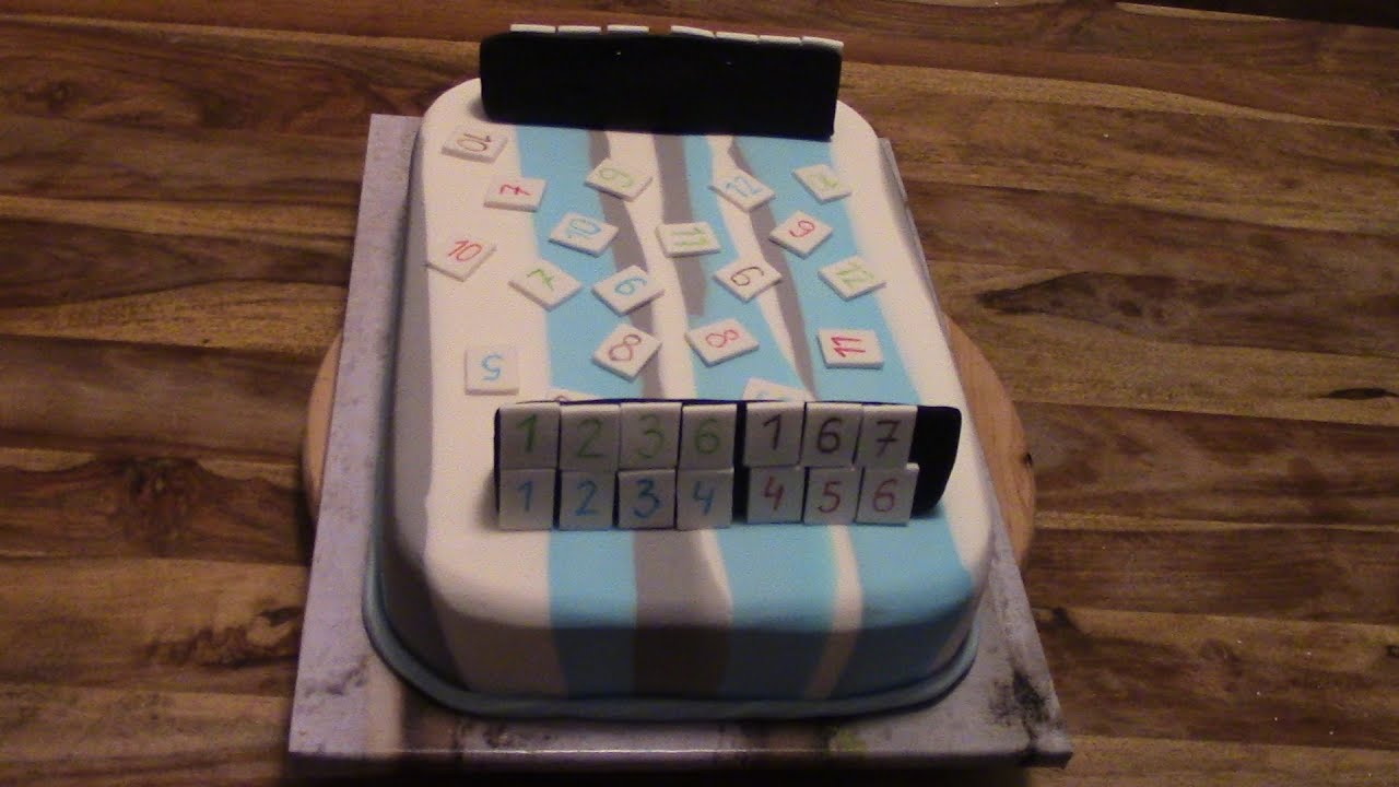 3D Torte "Rummikub"/ Rummikub cake - YouTube