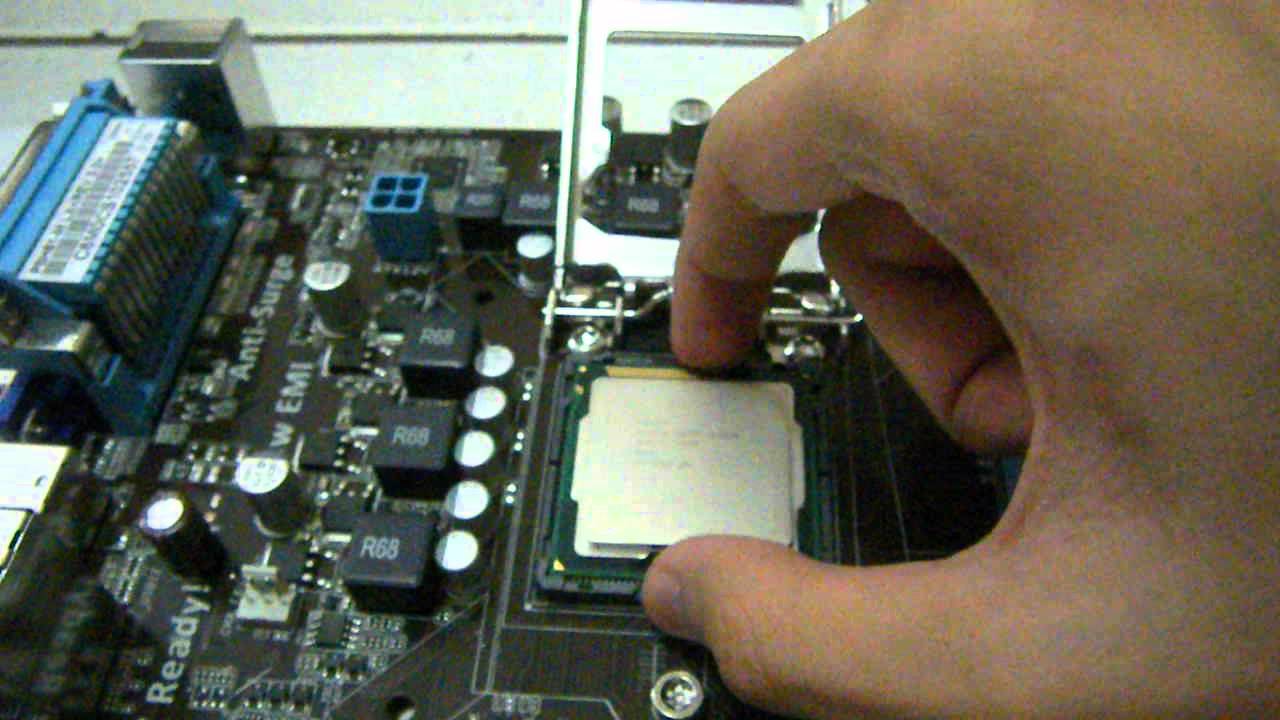 How to Install an LGA 1155 Intel CPU - YouTube