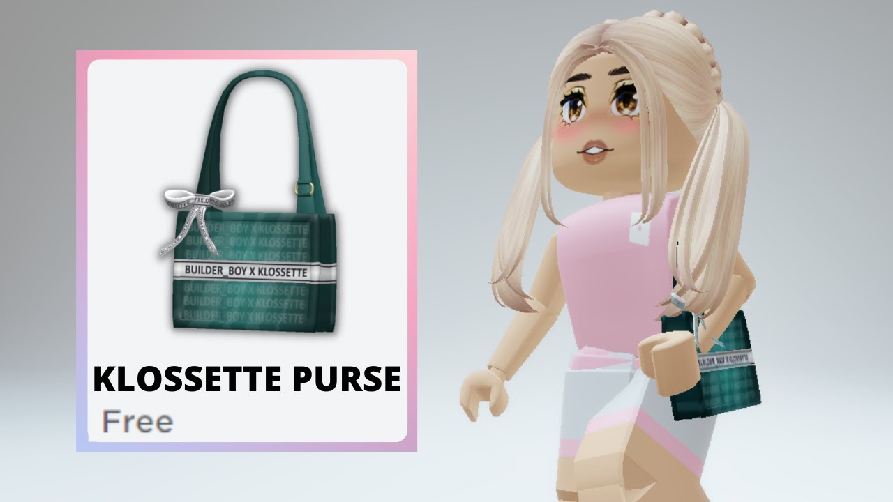 GET THIS ROBLOX FREE PURSE YouTube GET THIS ROBLOX FREE PURSE YouTube