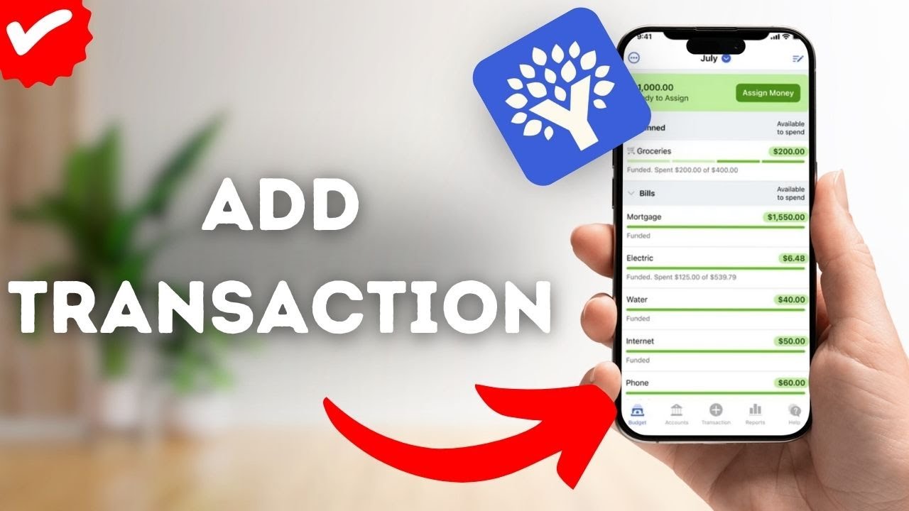 How To Add Transaction On YNAB? - YouTube