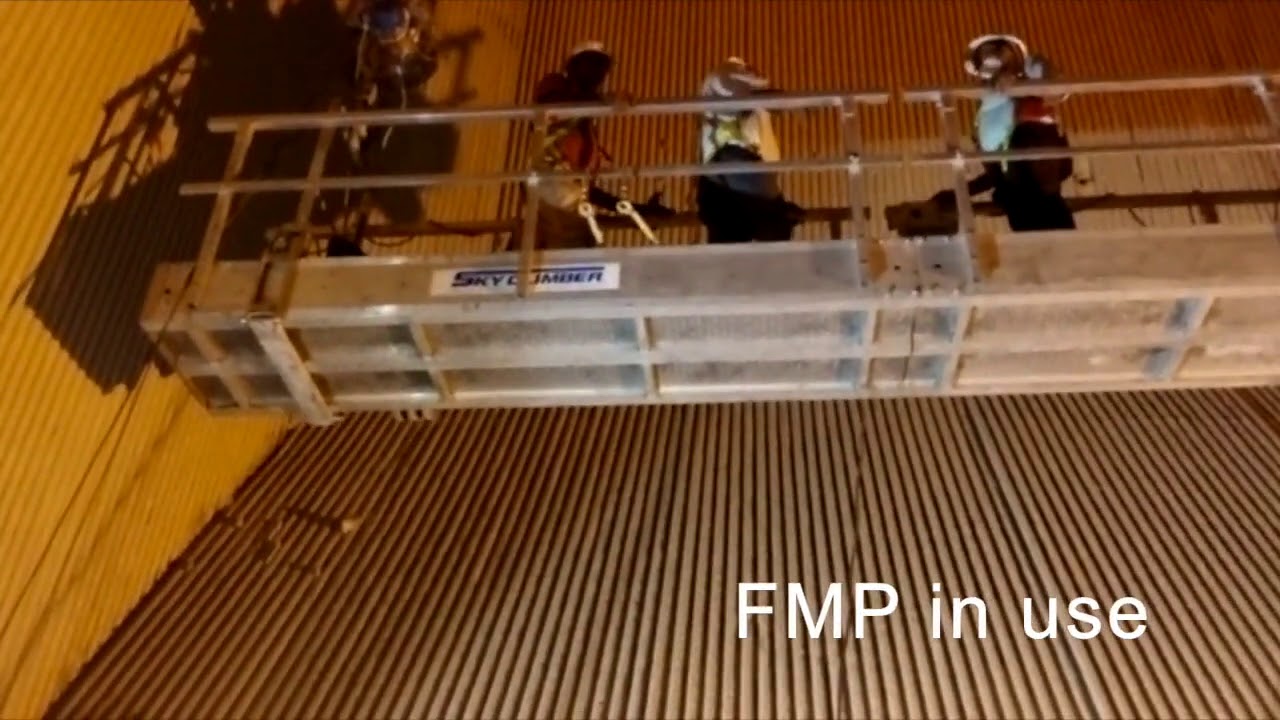 Sky Climber Furnace Maintenance Platform FMP Asia - YouTube
