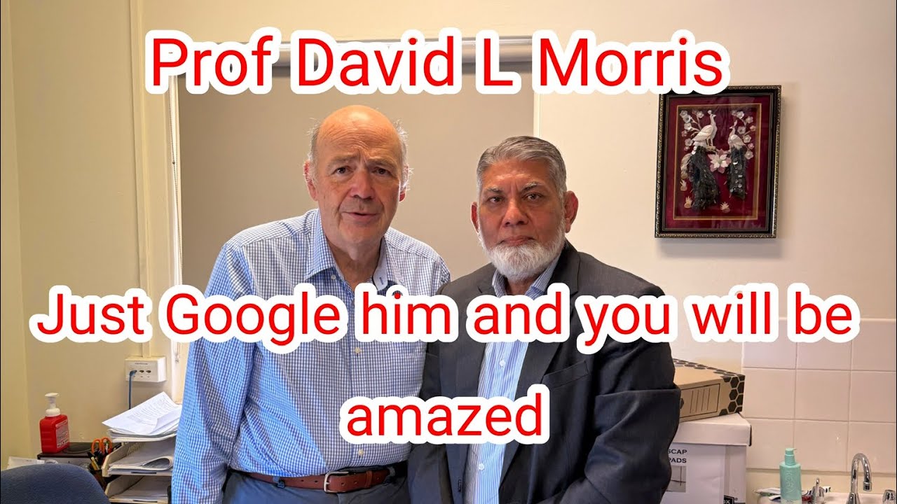 With my mentor: Talking to Prof David L Morris - YouTube