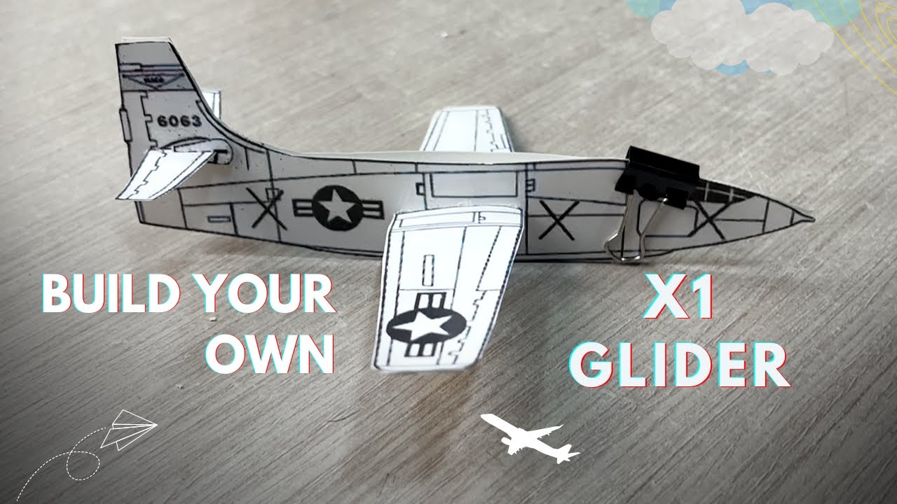 X1 Glider | Paper Craft | How to make | Kids Model Making | Vaayusastra ...