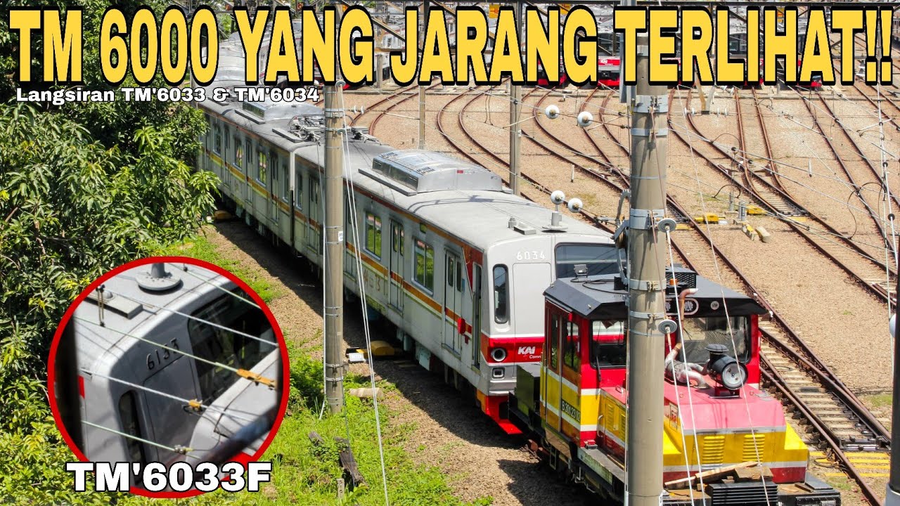 TOKYO METRO 6000 YANG JARANG TERLIHAT!! Langsiran KRL TM'6033F & TM ...
