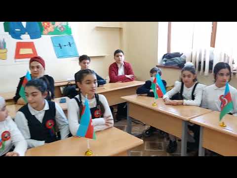 6a sinfinin Qanlı Yanvara həsr etdiyi tədbir.