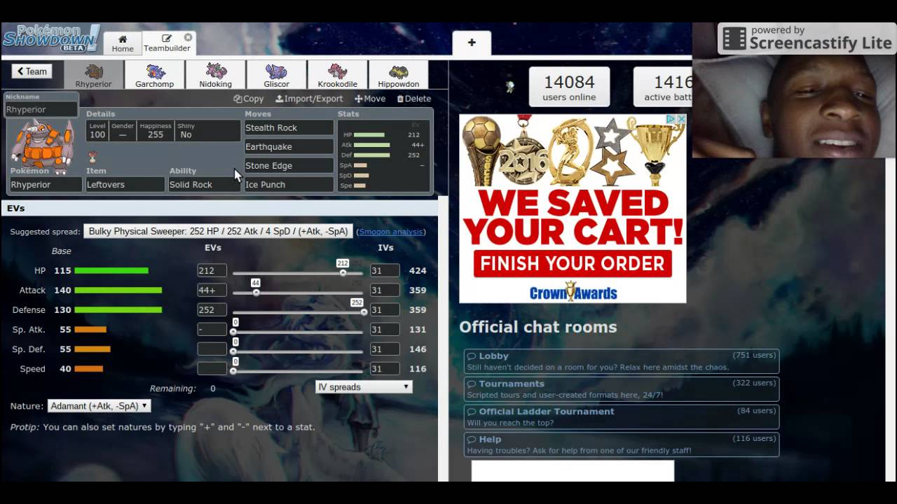 Giovanni theme team Pokemon showdown - YouTube