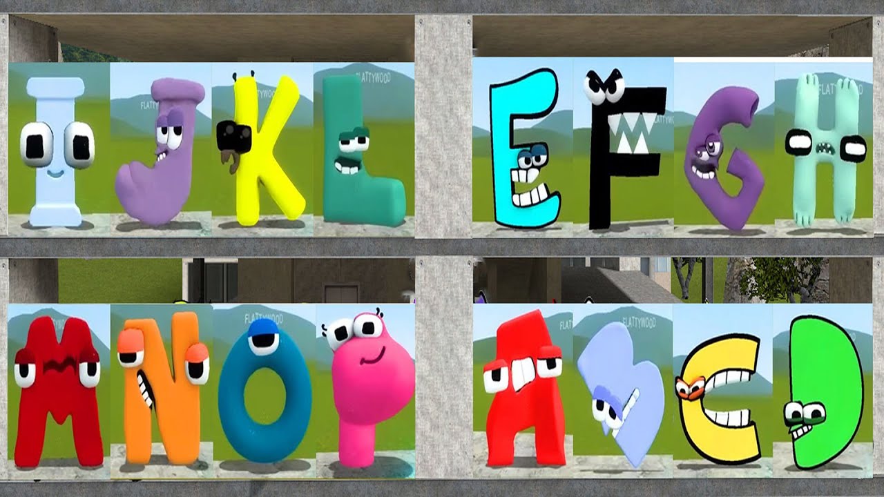 NEW UPDATE ALPHABET LORE NEXTBOTS IN GARRY'S MOD - YouTube