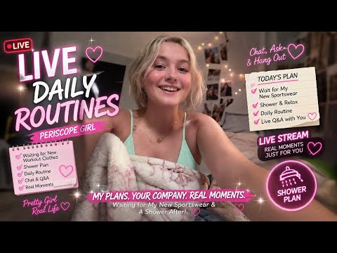 blonde girl❤️‍🩹open underwe4r 🩷 daily routines ~ nip slip girl ~ periscope girl & beauty girl 484