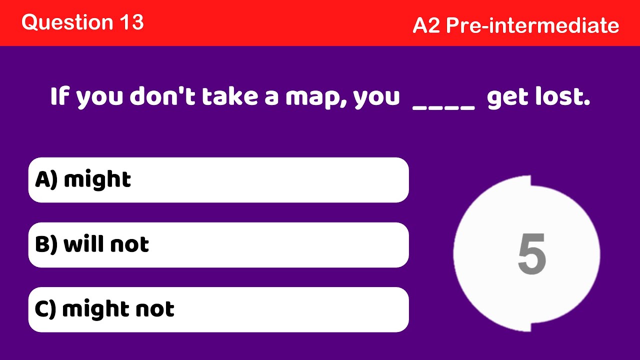 Might, might not – possibility # A2 Lesson N°14 Quiz N°1 - YouTube