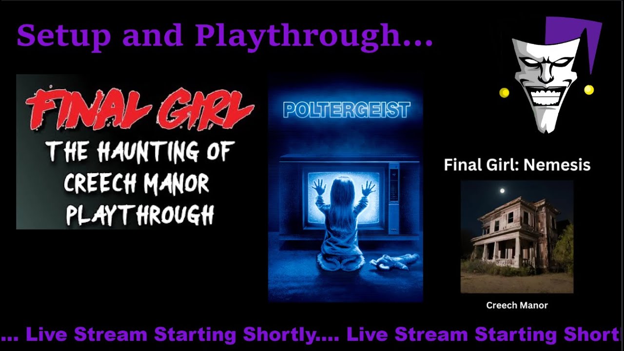 FINAL GIRL Setup and Playthrough Poltergeist at Creech Manor With ...