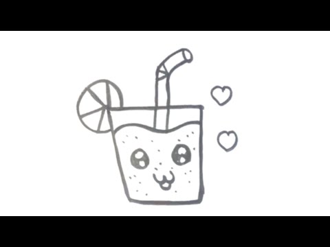 How to draw a cute Drink step by step || simple Easy and drawing || # ...