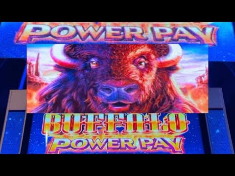 NEW BUFFALO POWER PAY Slot and Mighty Cash Win - YouTube