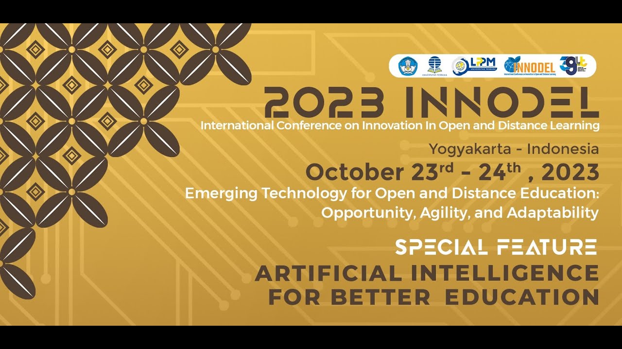The 3rd INNODEL 2023 "Emerging Technology in Open and Distance Education" [Plenary Session II ...