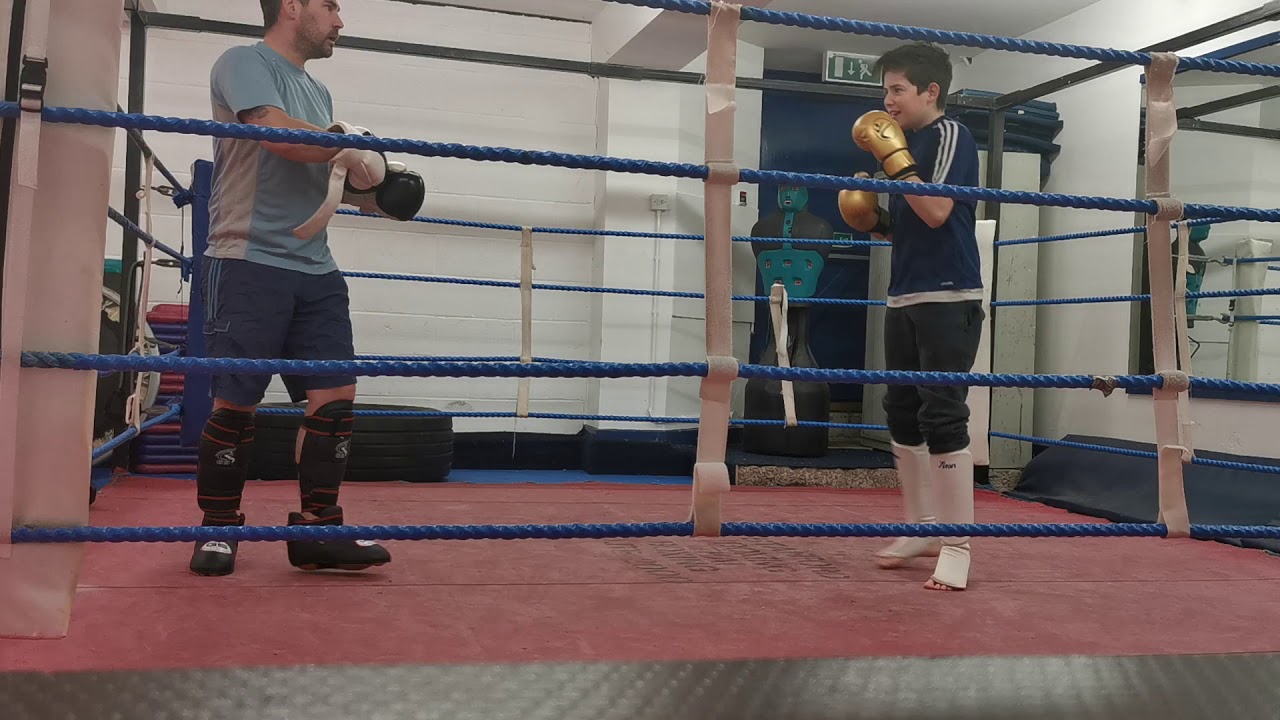 1st sparring session part 1 - YouTube