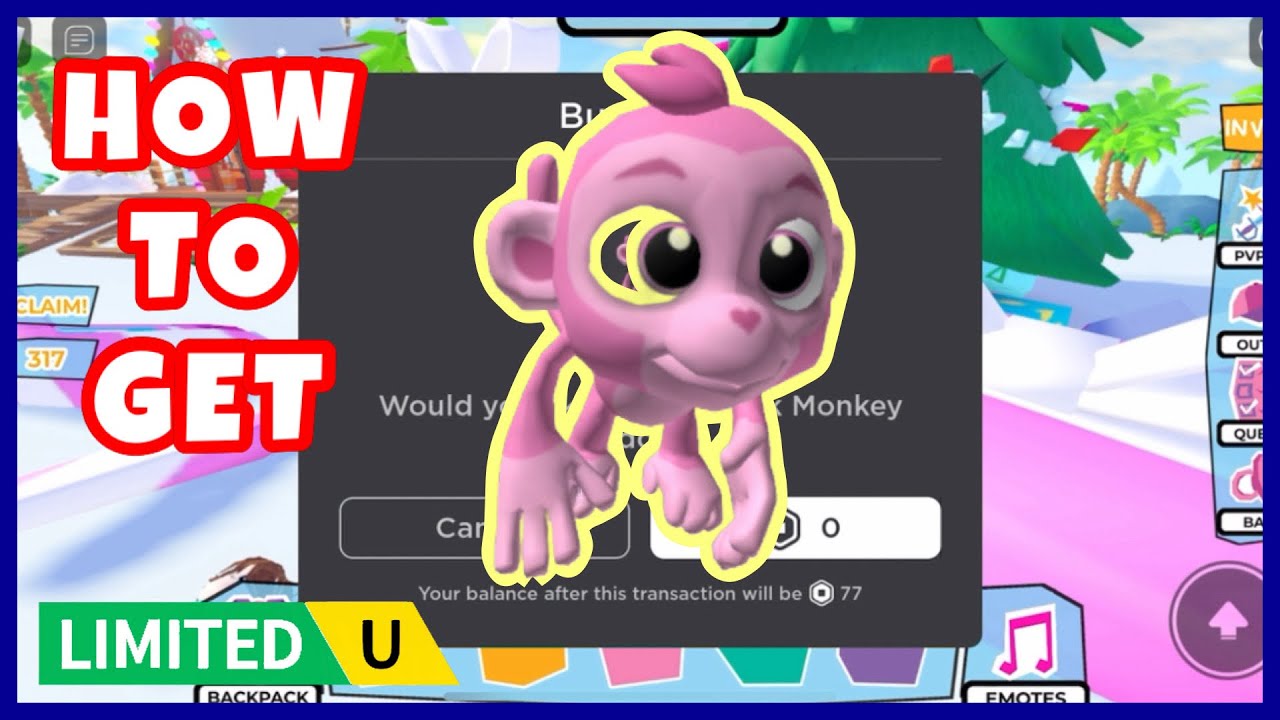 How to get Pink Monkey Buddy in A for Adley Pirate Island | 30 mins Playtime - YouTube