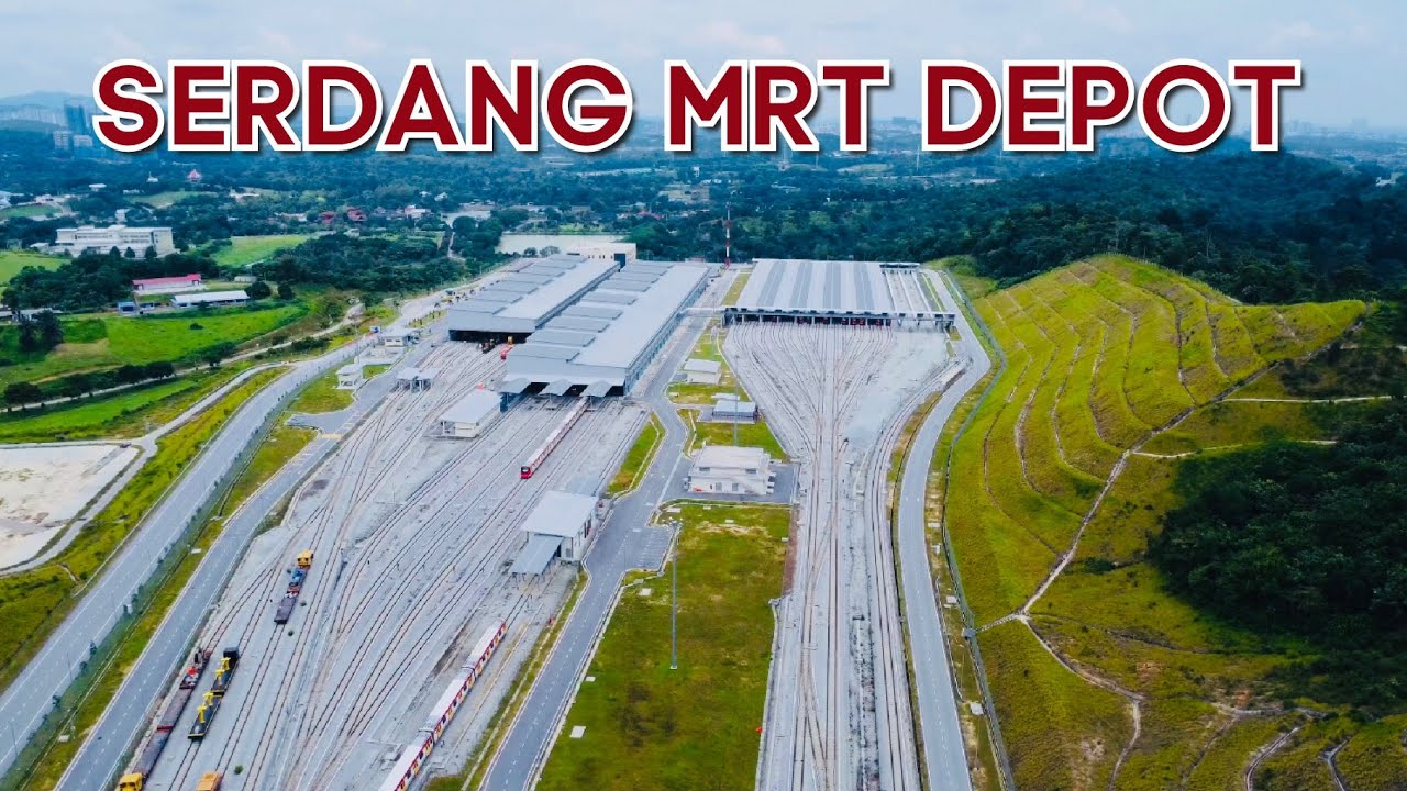 [4K Walk] Bird's-eye view Depoh MRT Serdang (Malaysia) - YouTube