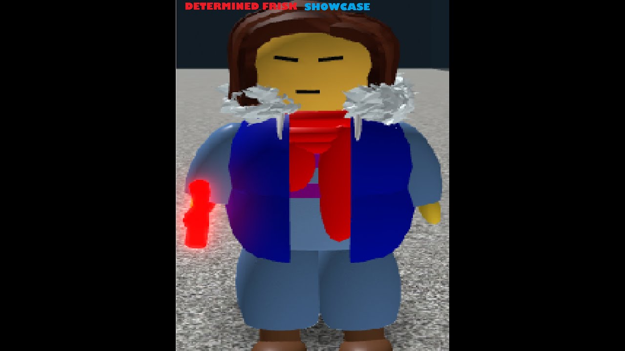 Determined Frisk Showcase | UnderTale Shattered Reality | Roblox - YouTube