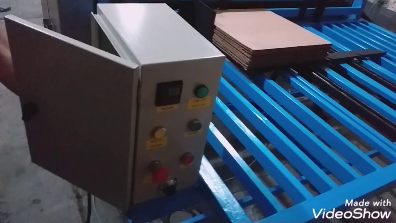 Impresora para cartón tipo flexo - YouTube