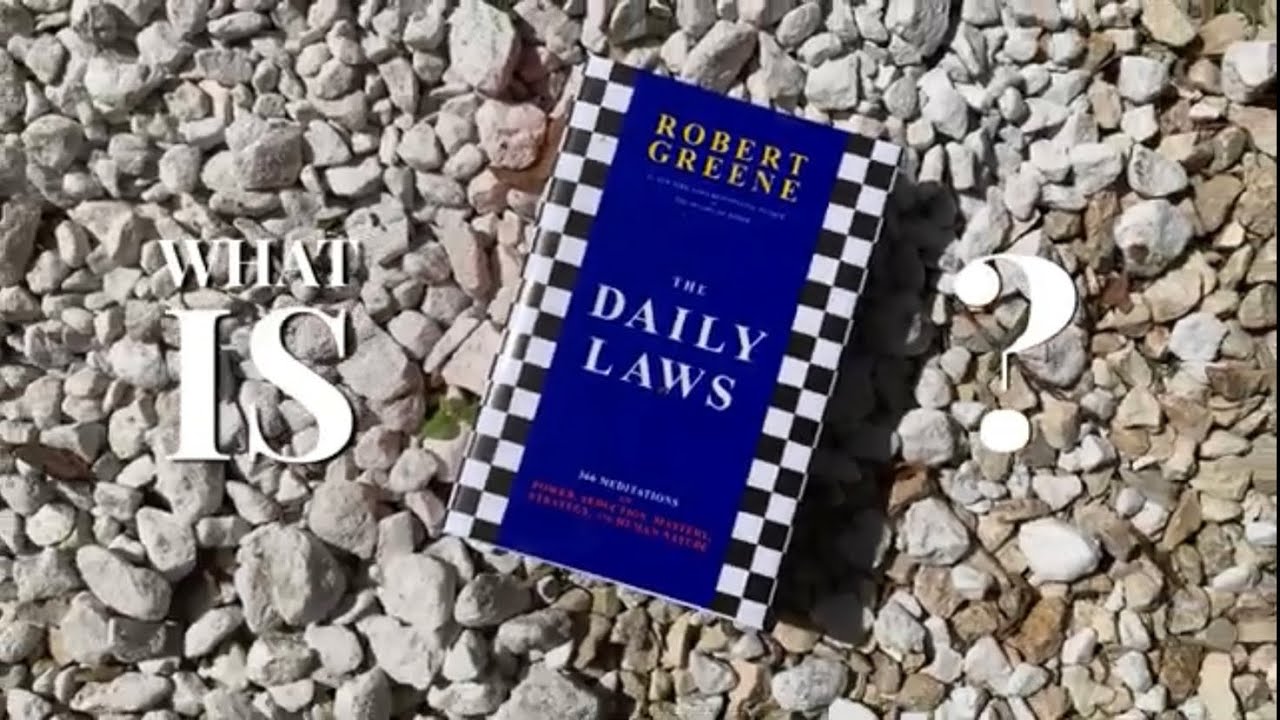 The Daily Laws Available Now - YouTube