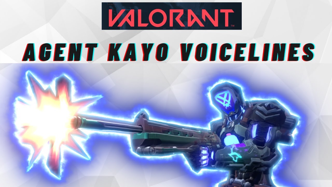 VALORANT LORE | KAYO LORE RELATED VOICELINES. - YouTube