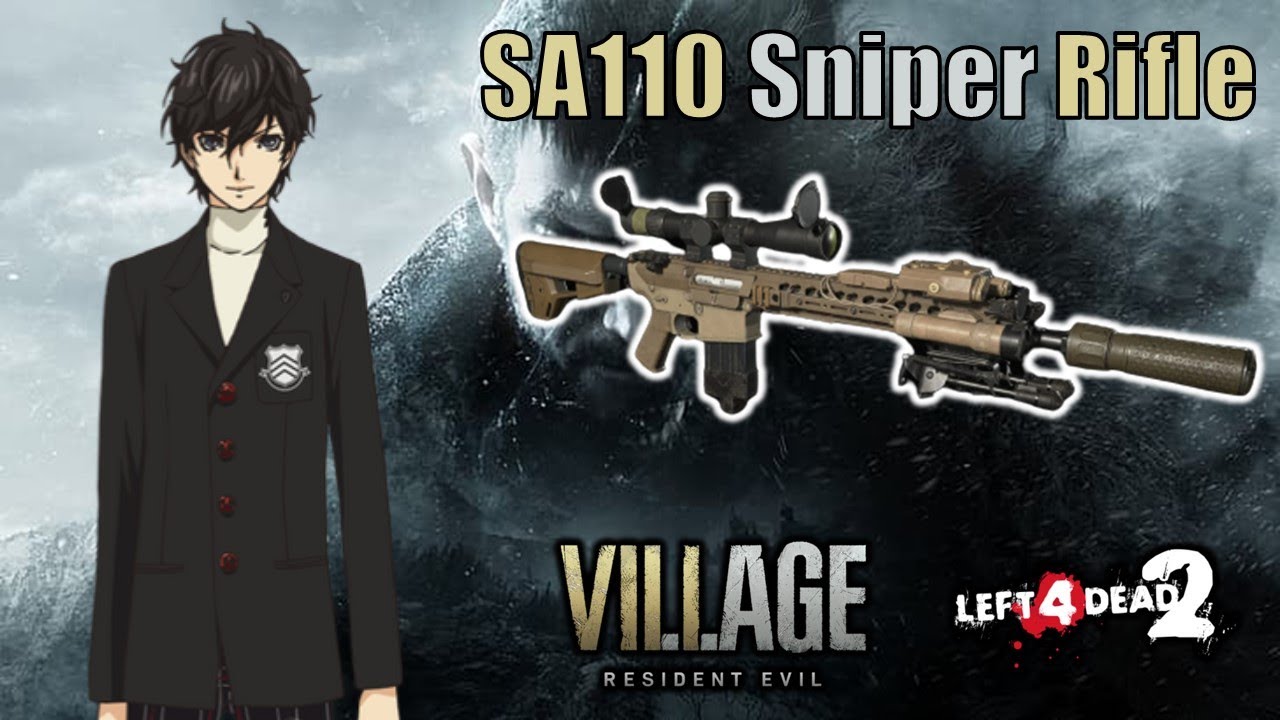 Left 4 Dead 2 Weapons Mod : SA110 Sniper Rifle จากเกม (Resident Evil ...