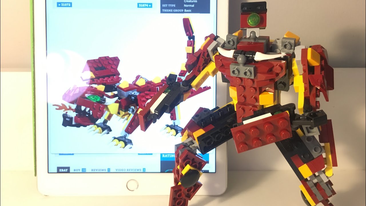 LEGO transformer Spaceplane, an alternative build of LEGO 31073 - YouTube