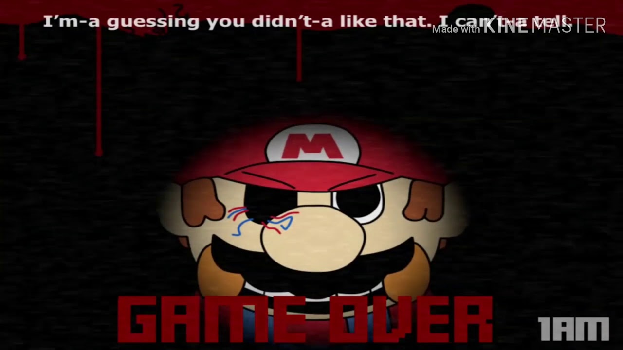 WITHERED TOY MARIO JUMPSCARE AND VOICE - YouTube