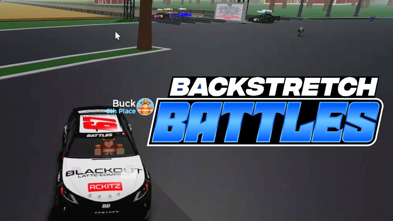 Roblox Nascar Backstretch Battles - YouTube