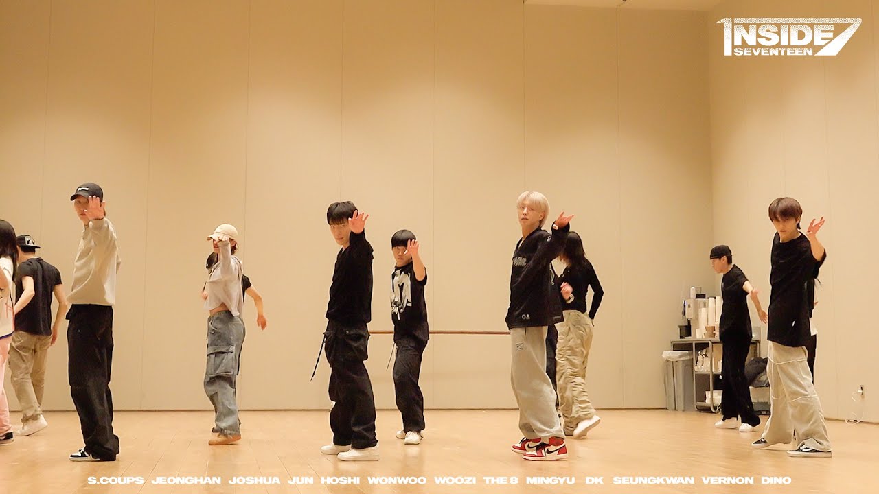[INSIDE SEVENTEEN] Spell 안무 연습 비하인드 ("SPELL" Dance Practice with the ...