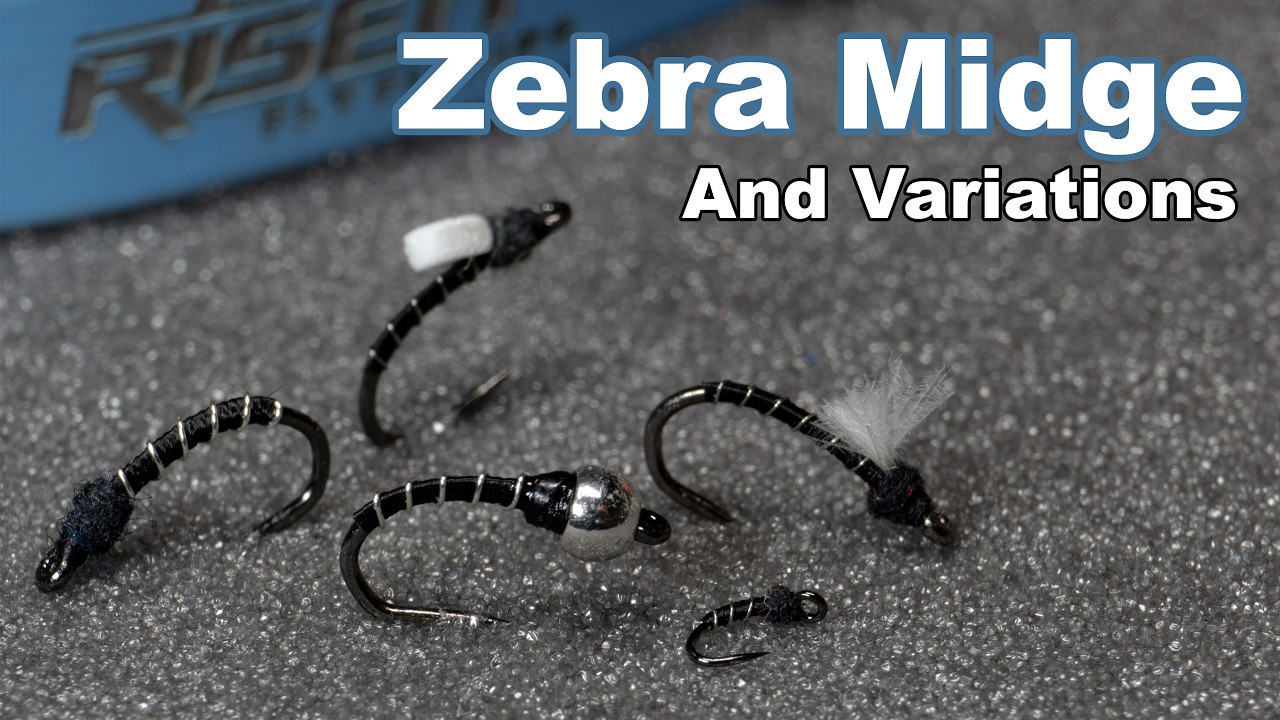 Zebra Midge - With some Variations - Midge Fishing Fly - YouTube