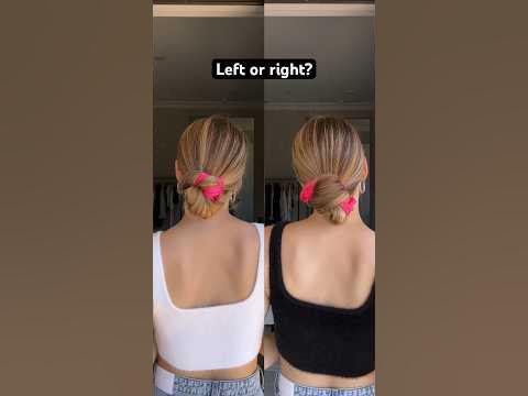 TWO EASY SCRUNCHIE BUN IDEAS #lowbun #hair #hairtutorial - YouTube
