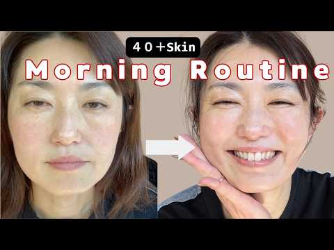 My Simple Morning Skincare Routine at 45 | Japanese Skincare