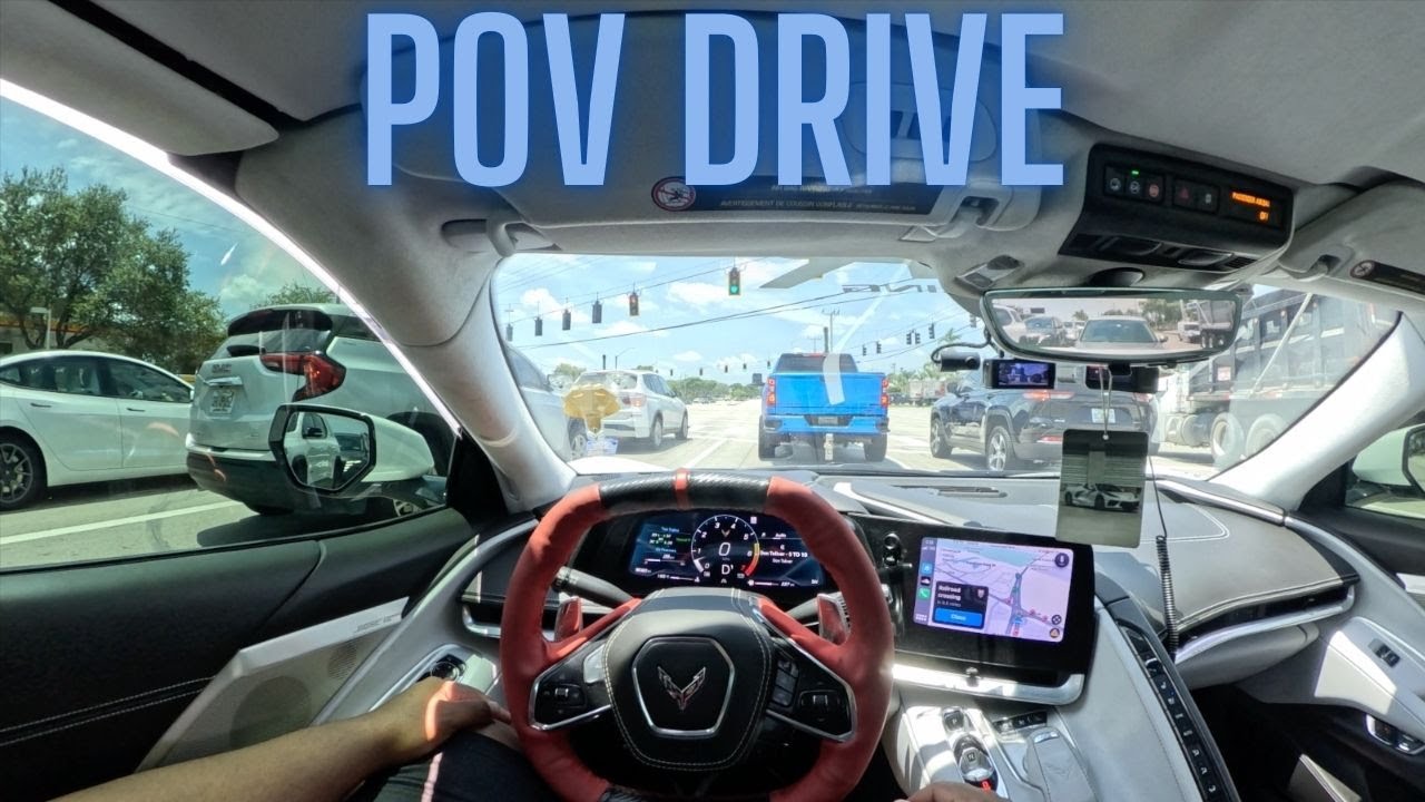 POV DRIVE IN A FAST C8 CORVETTE! - YouTube