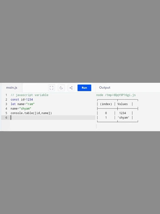 variable in javascript||let ,const - YouTube