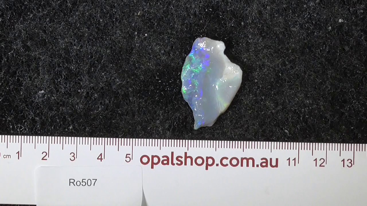 Gem Quality Seam Opal from Lightning Ridge, Australia - Ro507 - YouTube