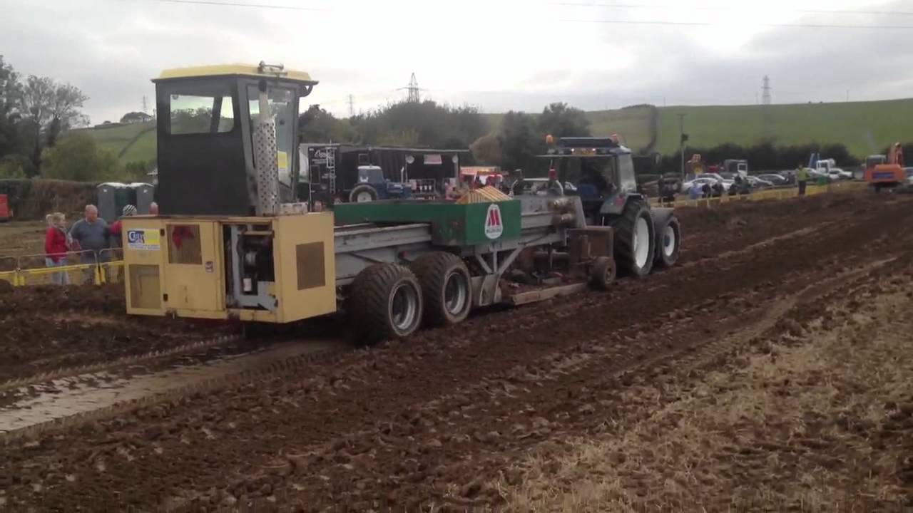 Ford 7740 tractor pull - YouTube