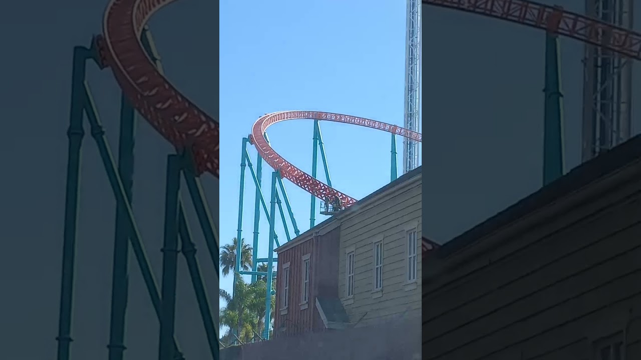 Xcelerator Hydraulic Coaster Repaint update 11/11/2021 at Knott's Berry ...