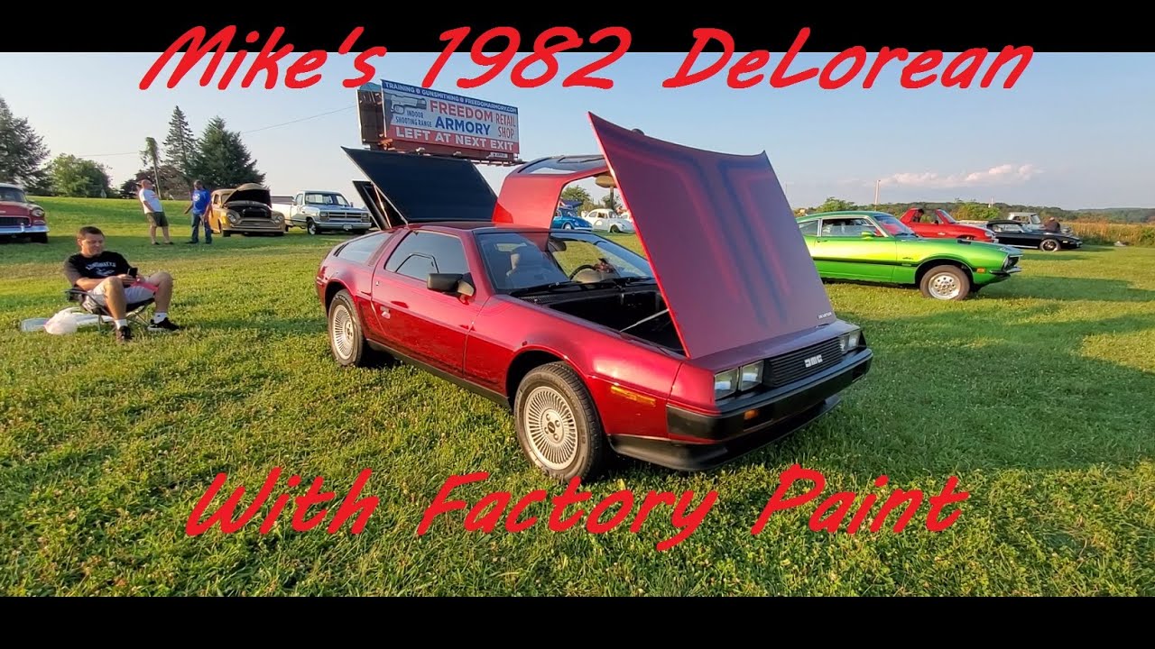 Factory Painted DeLorean ( Yes, Painted Delorean ! ) - YouTube