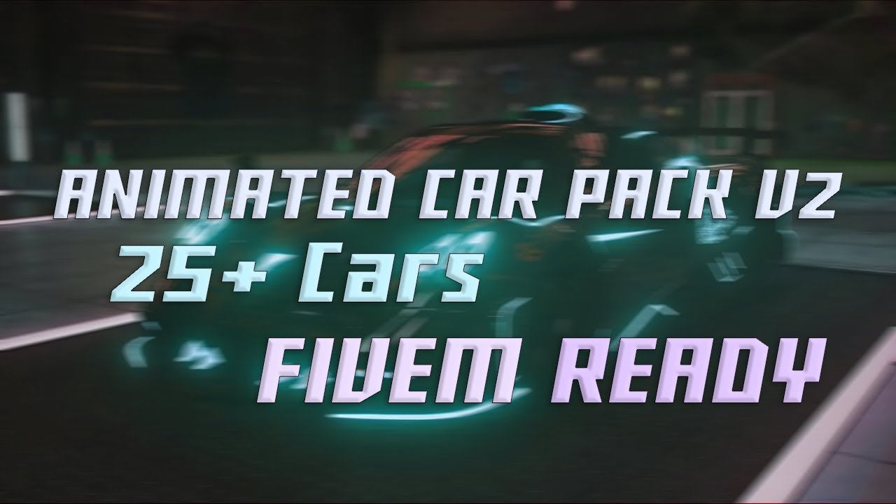 Animated car Pack V2 - YouTube