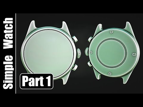BLENDER: SIMPLE WATCH (PART 1) - YouTube