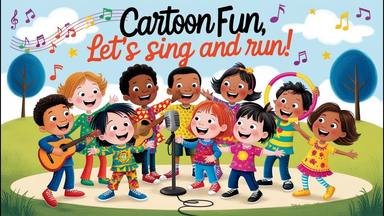 Cartoon Fun, Let's Sing and Run! The Baby Cartoon - YouTube