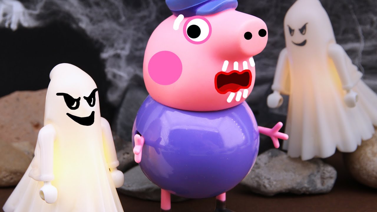 Little ghosts, Peppa's prank, Teddy Bear, New Peppa Pig, 4K - YouTube