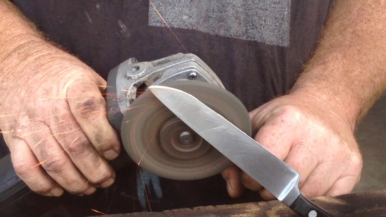 How to repair a snapped knife tip - YouTube