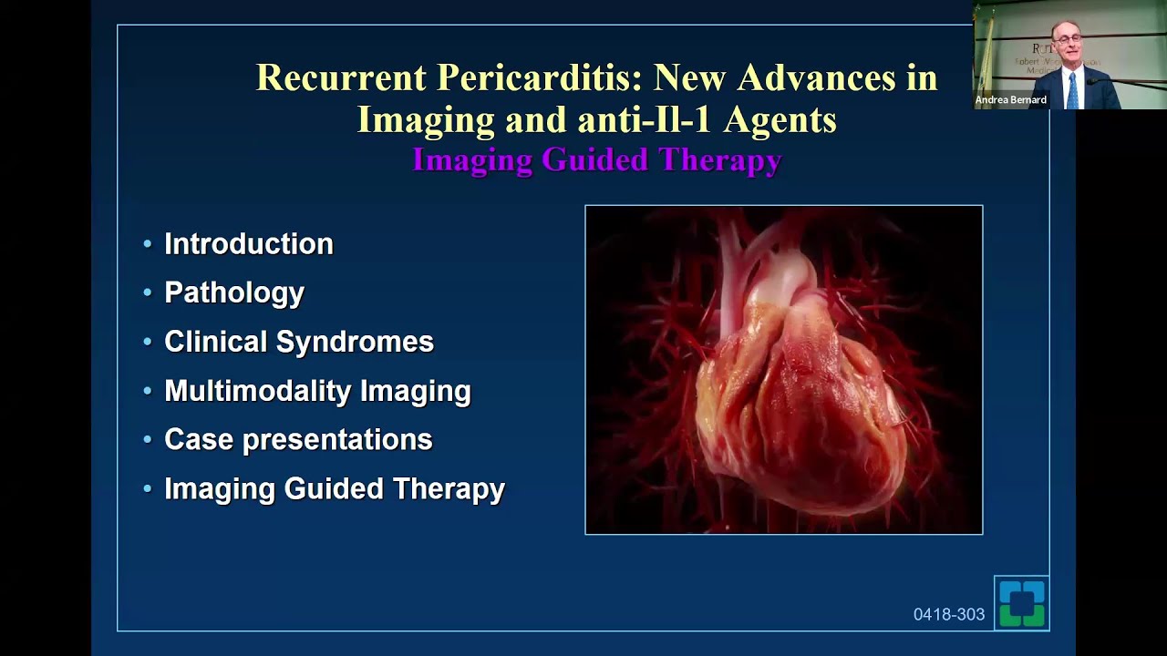 Recurrent Pericarditis: New Advances in Imaging and Anti-IL-1 Agents ...