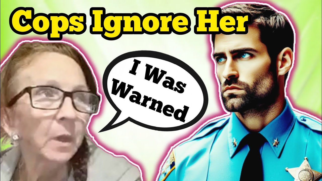 COPS IGNORE HER IN COURT - YouTube