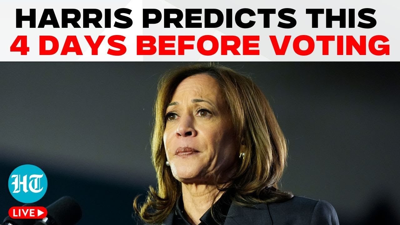 Kamala Harris LIVE | Harris Gives Final Push In Janesville | Trump Vs ...