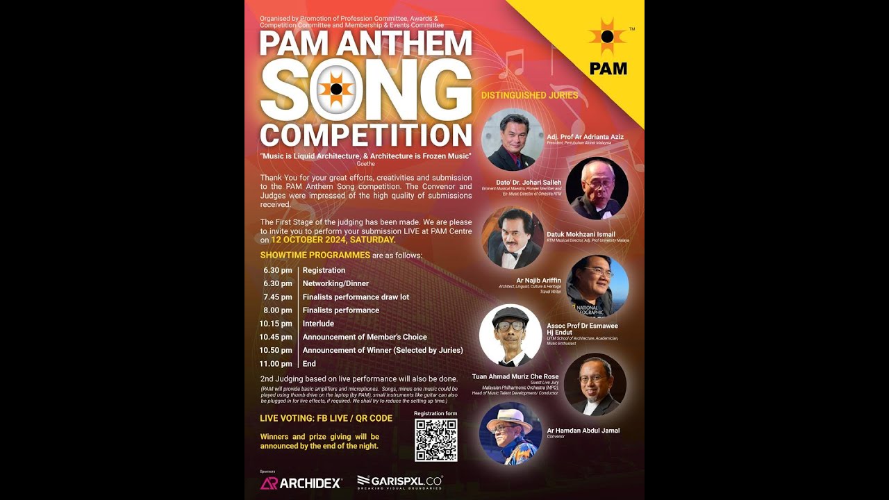 We Are Built - PAM Anthem Song Competition 2024 (Live performance from ...